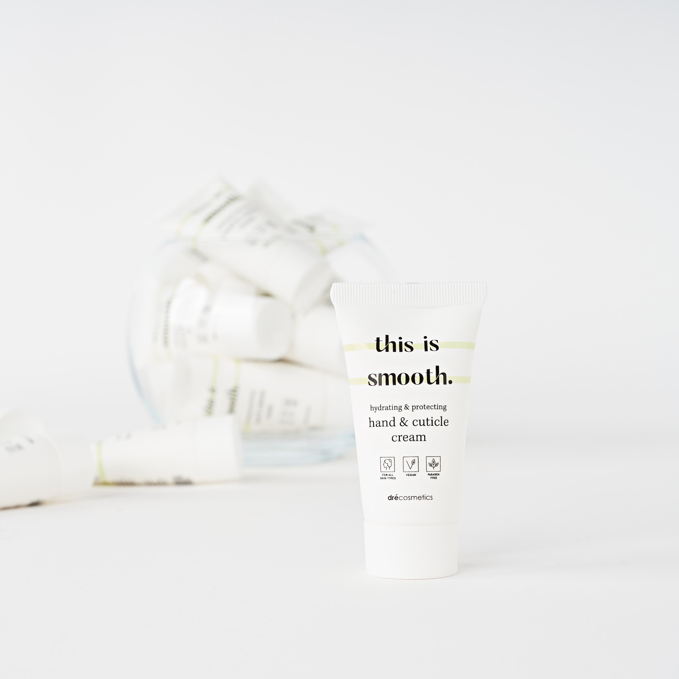 Hand & Cuticle Cream "this is smooth." (24x15ml) – Dre Cosmetics